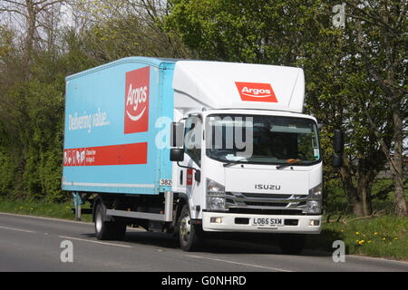 An Argos delivery truck Stock Photo - Alamy