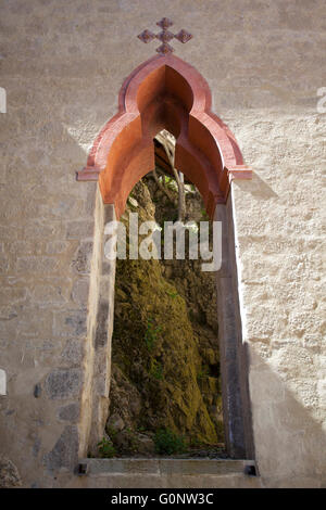 Exterior of the Rocchetta Mattei castle fortress, Grizzana Morandi ...