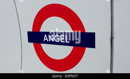 Angel Underground Station platform, Islington, London Borough of ...