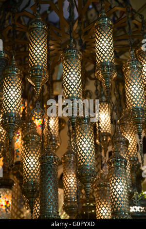 Arabian Lamps Turkish Lights Brass Hanging Ceiling Chandelier Interior ...
