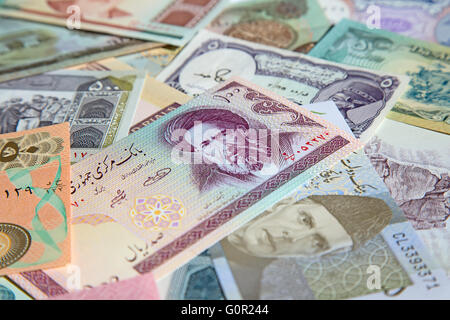 Variety of Middle East banknotes Stock Photo - Alamy