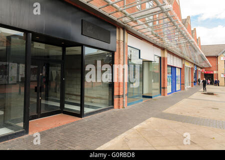 Empty high street store fronts and units in Walkden Greater Manchester ...