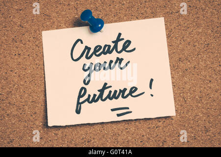 Word writing text Create Your Future. Business concept for career goals ...