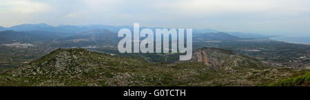 View from the top of Mount Montgo, Denia, Spain Stock Photo - Alamy