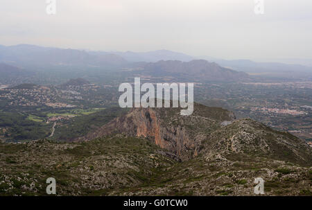 View from the top of Mount Montgo, Denia, Spain Stock Photo - Alamy