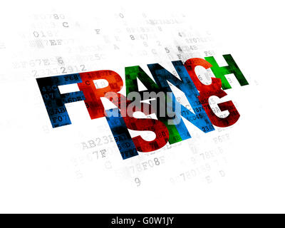 Business concept: Franchising on Digital background Stock Photo - Alamy