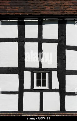 close up of a timber framed house wall Stock Photo - Alamy
