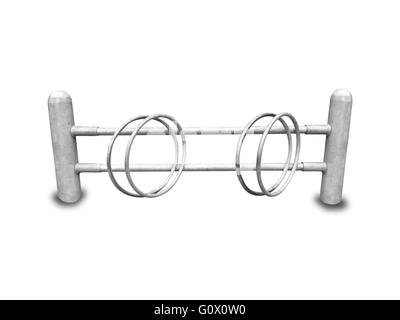 Empty bike rack Stock Photo - Alamy