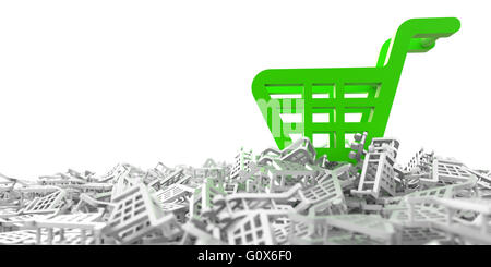 Infinite shopping carts, business and retail concepts Stock Photo - Alamy
