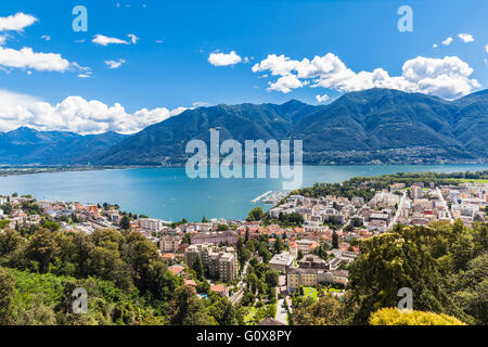aerial view of Locarno, Switzerland Stock Photo - Alamy