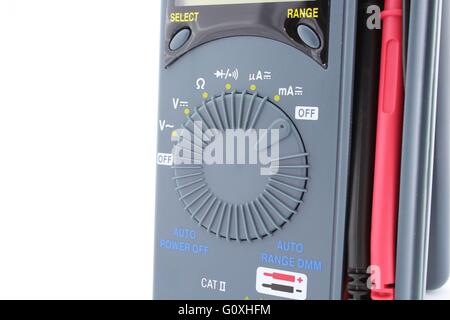 Digital multimeter selector knob Stock Photo - Alamy
