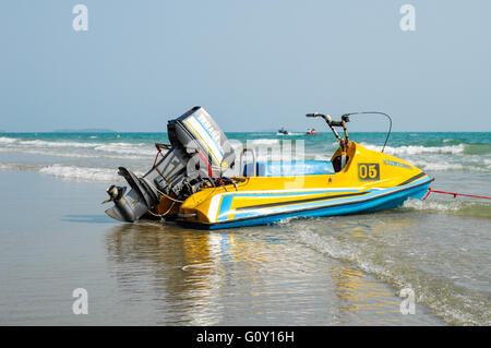 Jet ski beach scene Stock Photo - Alamy