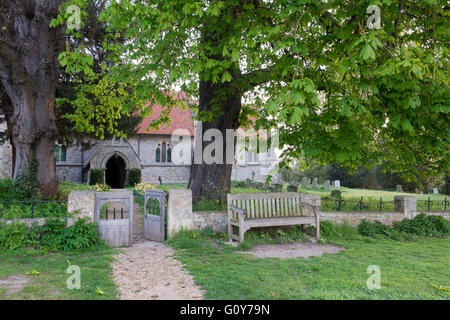 St Peters church, Little Wittenham, South Oxfordshire, England Stock ...