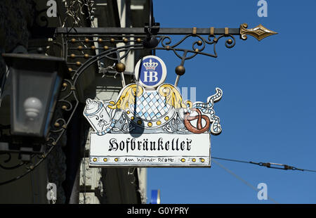 The Hofbraeukeller in Munich Stock Photo - Alamy