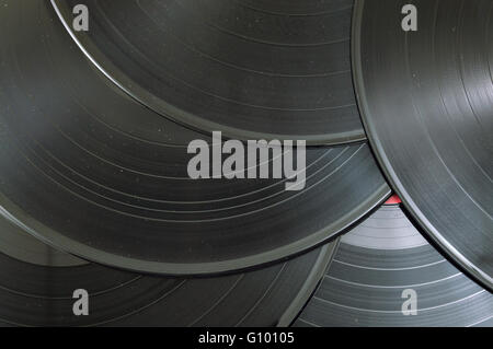 a pile of old vinyl records Stock Photo - Alamy