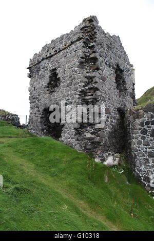 Kilbane castle, Larry Bane Head, Boheeshane Bay, Co. Antrim, Northern ...