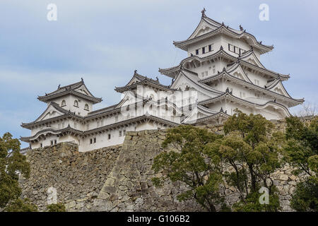 Himeji castle in winter, Himeji, Japan Stock Photo - Alamy