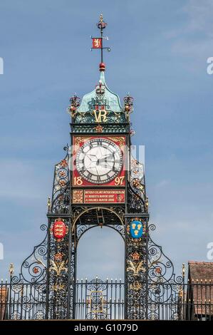 eastgate with ornate clock tower in chester city walls eastgate street ...