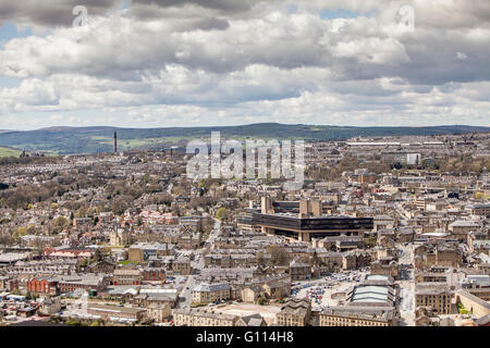aerial view of Halifax, West Yorkshire, UK Stock Photo: 87799815 - Alamy