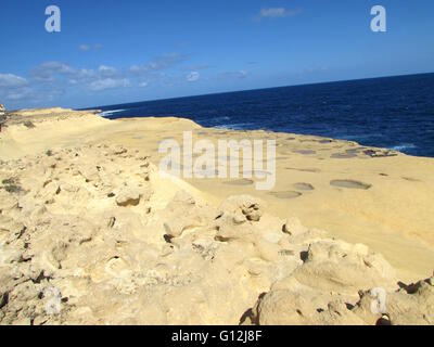Salt pans, Gozo Stock Photo - Alamy