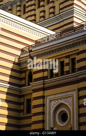 Facade of Tbilisi State Opera House in Eastern style, Tbilisi, Georgia ...