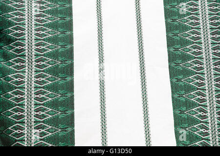 Traditional greek table linen in Crete. Greece. Horizontal Stock Photo ...