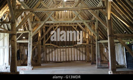 The barley barn, built by the Knights Templar 1205-1235 Temple Cressing ...