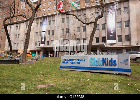 hospital for sick children sickkids toronto ontario canada Stock Photo ...