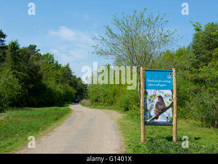 Road to Fingringhoe Wick, an Essex Wildlife Trust nature reserve, Essex ...