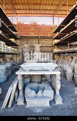 Ancient remnants in old city of Jerusalem. Historical places in the ...