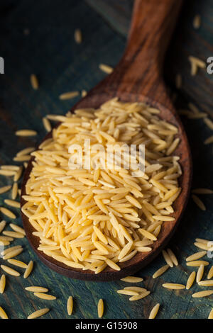 Raw Organic Orzo Pasta Ready for Cooking Stock Photo - Alamy