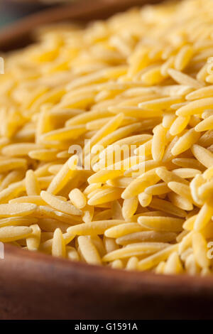 Raw Organic Orzo Pasta Ready for Cooking Stock Photo - Alamy