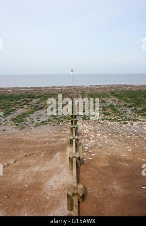A groyne on the beach at Hunstanton, Norfolk, England Stock Photo - Alamy
