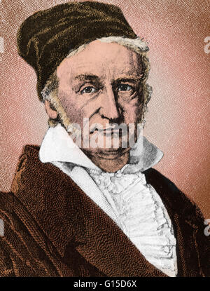 Carl Friedrich Gauss, 1777-1855, Mathematician Stock Photo - Alamy