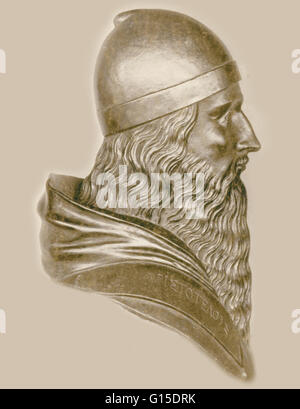 Bust of Aristotle (384-322 BC) a Greek philosopher and scientist born ...