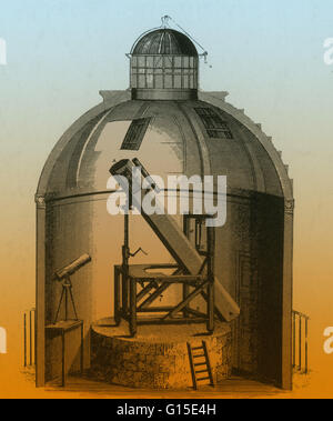 William Herschel's Telescope, 1781 Stock Photo - Alamy