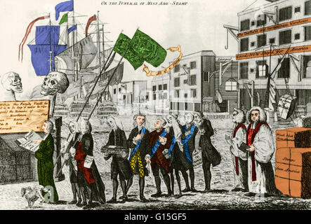 Repeal of the Stamp Act, 1766 Stock Photo: 135045105 - Alamy