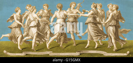 Clio - Thalia - Terpsichore - Euterpe - Polyhymnia - Calliope - Erato ...
