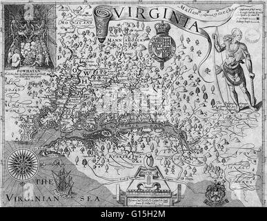 Illustration from The Generall Historie of Virginia and The True ...