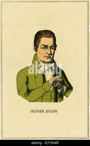 Oliver Evans (1755 – 1819) American inventor, engineer and businessman ...