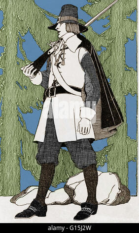 COLONIAL CLOTHING: PURITAN COLONIST Stock Photo: 138976506 - Alamy