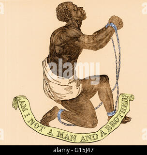 Color enhanced abolitionist illustration. The first and most ...