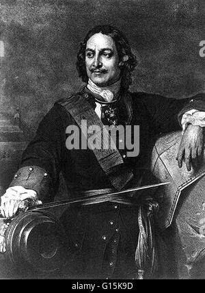 Peter the Great (1672-1725) ruled the Tsardom of Russia and later the ...