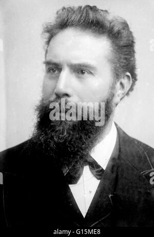 Wilhelm Konrad Roentgen (1845-1923), German experimental physicist and ...