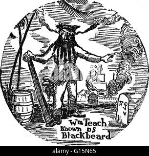 Edward Teach (1680 - November 22, 1718), better known as Blackbeard ...