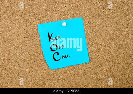 Business Acronym KOC Kick Off Call Stock Photo - Alamy