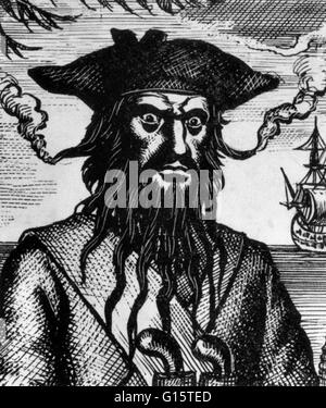 Edward Teach (1680 - November 22, 1718), better known as Blackbeard ...