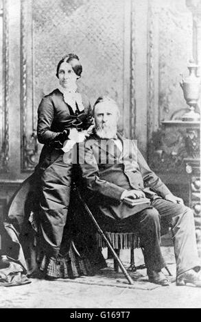 Mrs Rutherford B. Hayes, wife of President Hayes. Lucy Ware Webb Hayes was First Lady of the ...