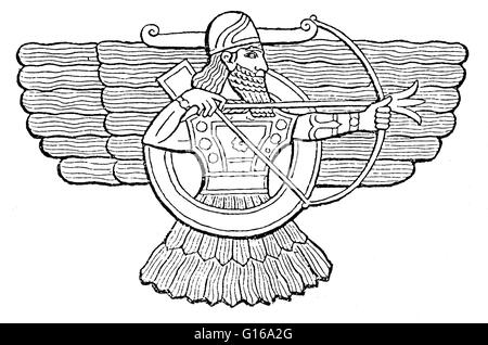 Ashur, Assyrian God Stock Photo: 135091045 - Alamy