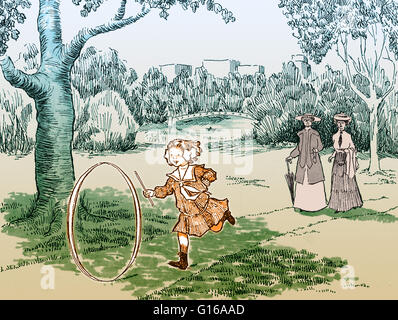 Hoop rolling, also called hoop trundling, is both a sport and a child's ...